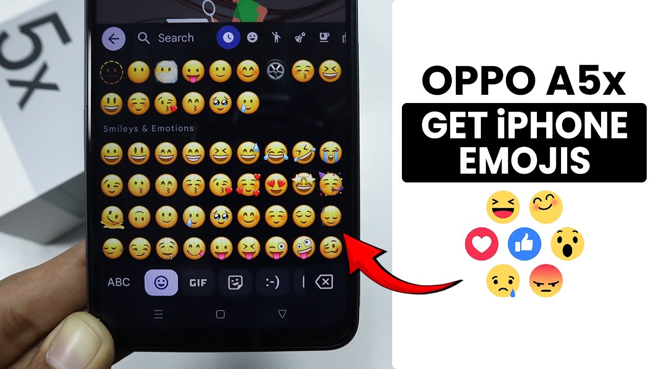 How to Get iPhone Emoji in Oppo A5x - Install iOS Emoji - YouTube