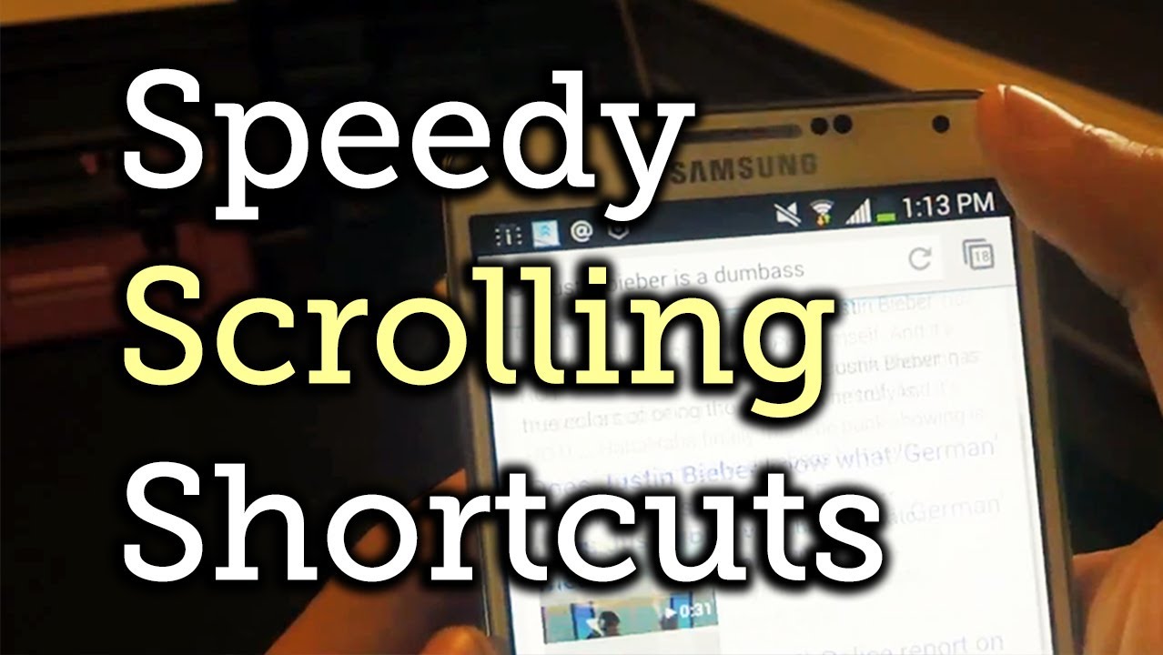 Get One-Tap Scrolling in Either Direction - Samsung Galaxy Note 3 [How ...