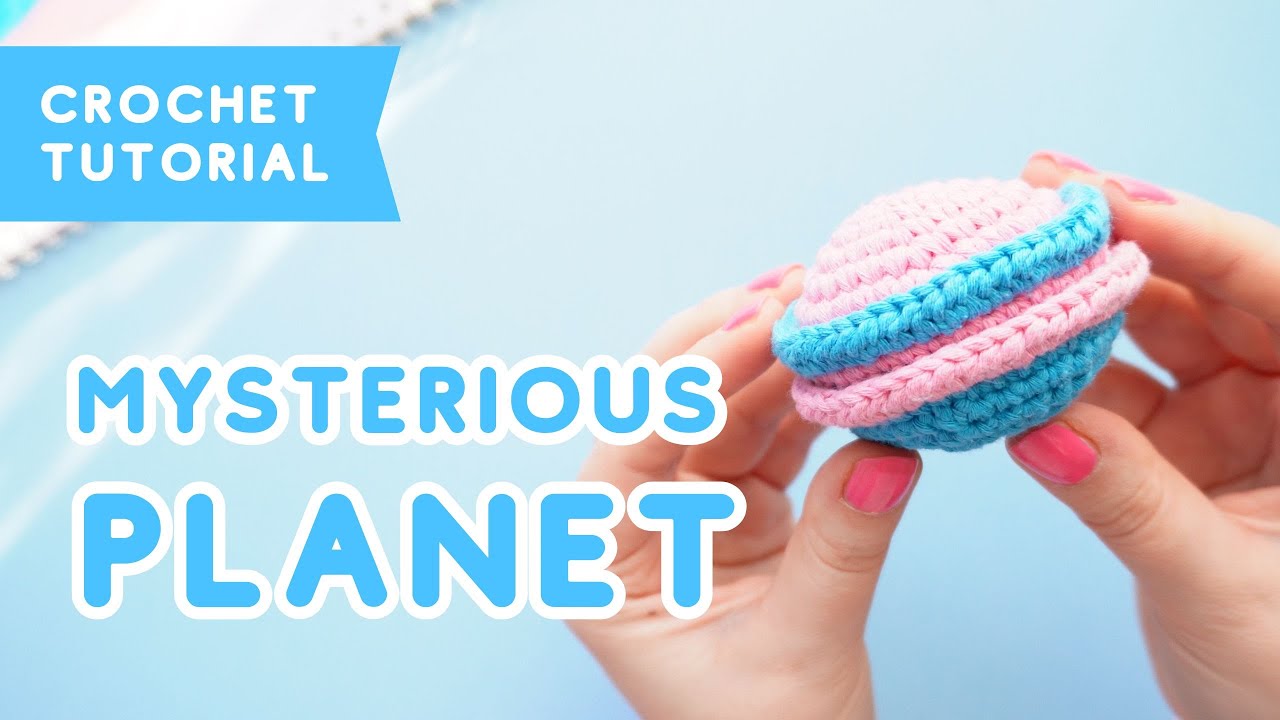 Crochet planet key chain│Full step-by-step tutorial - YouTube