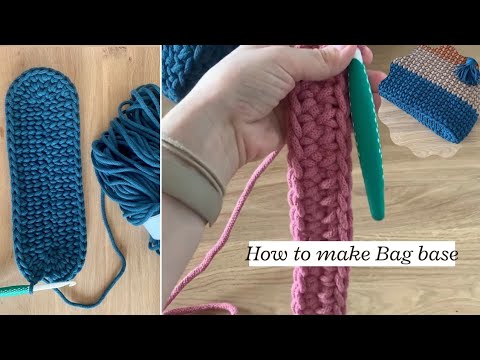 How to make Bag Base || Crochet Bag || Crochet Bags pattern - YouTube