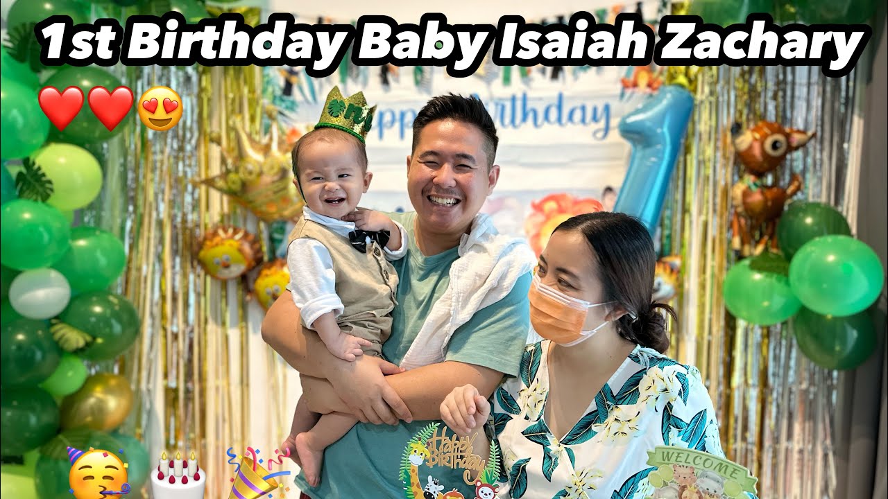 1ST BIRTHDAY BABY ISAIAH ZACHARY | Baby Fever Is Starting 🤣 - YouTube