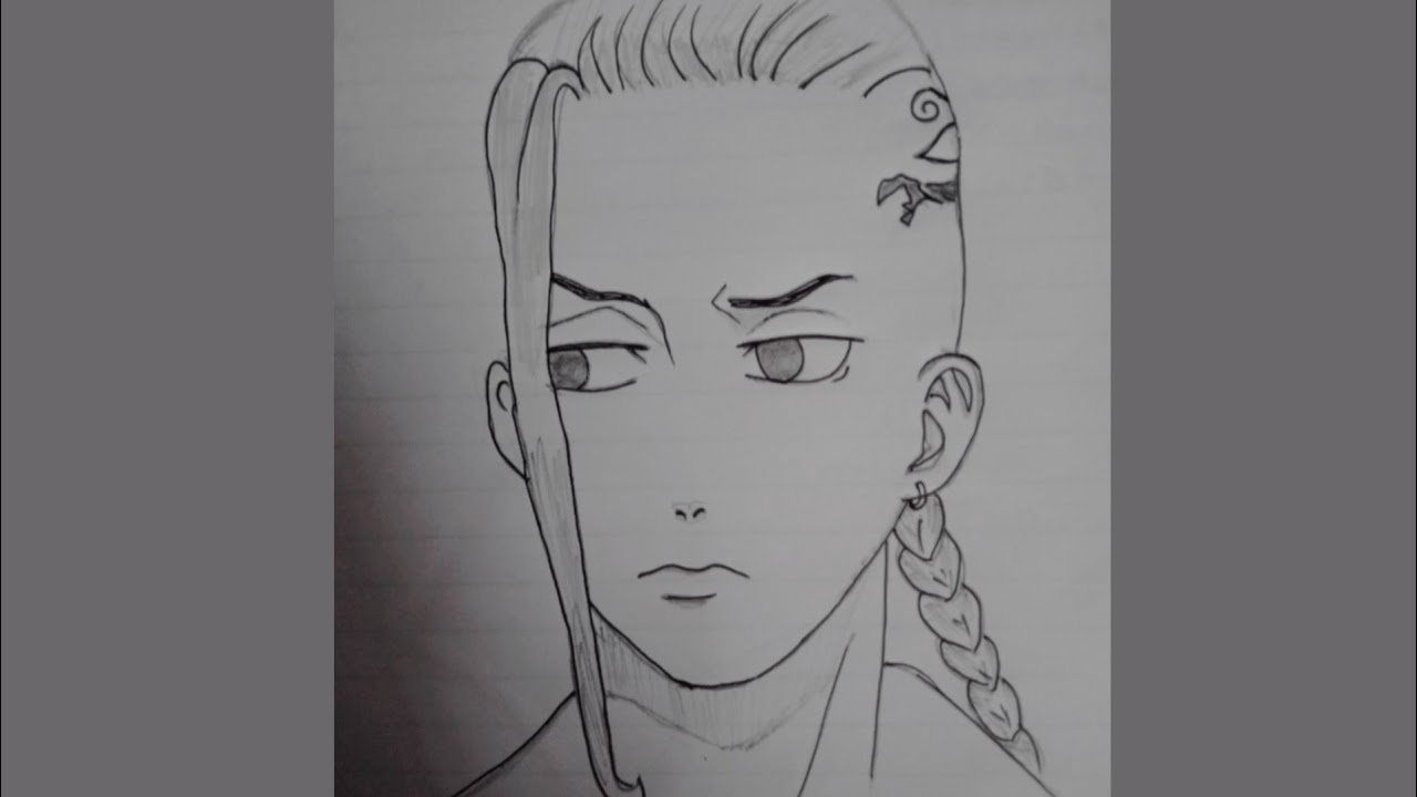 Easy Anime Draken||Easy drawing|step-by-step|begginger drawing|how to ...