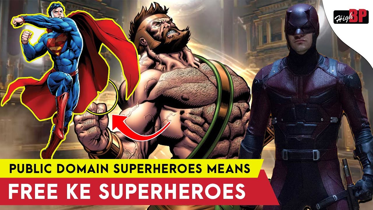 Know all about Public Domain superheroes | Highbptv | Marvel | DC - YouTube