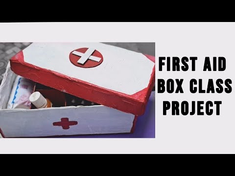 first aid box class project |easy |for kids | recycle |class project ...