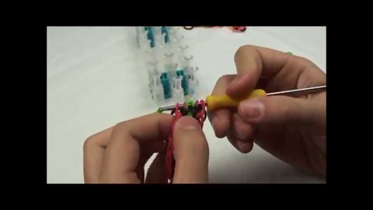 (OLD) Lesson 8: "Double Rearward Rhombus" pattern Rainbow Loom ...