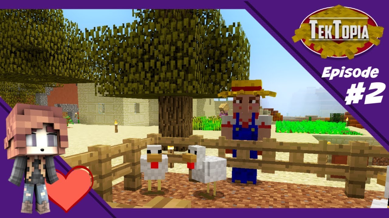 Emeralds Needed! - Modded Minecraft - TekTopia (Episode 2) - YouTube