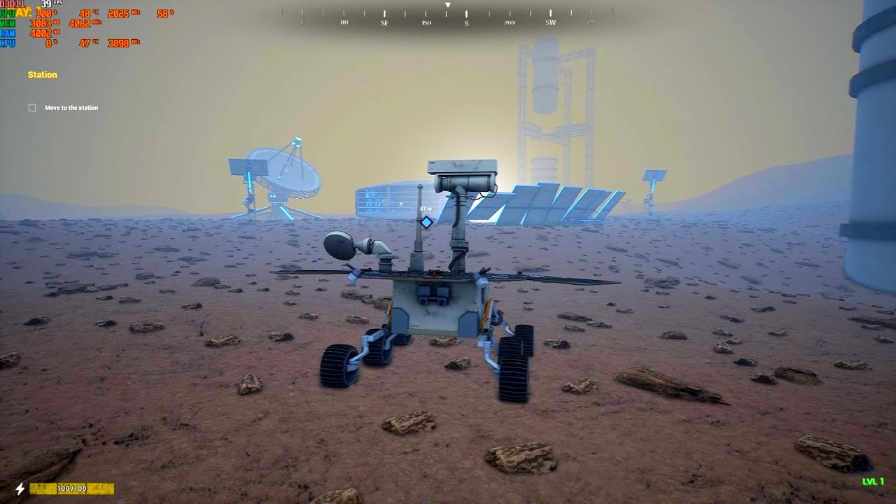 Mars Rover Simulator 4K PC Gameplay - YouTube