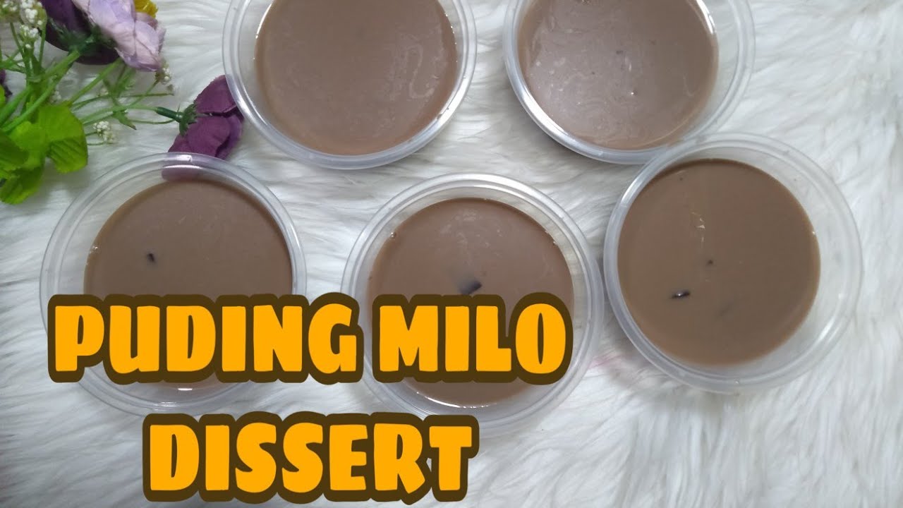 PUDING MILO DESSERT |enak banget guys - YouTube