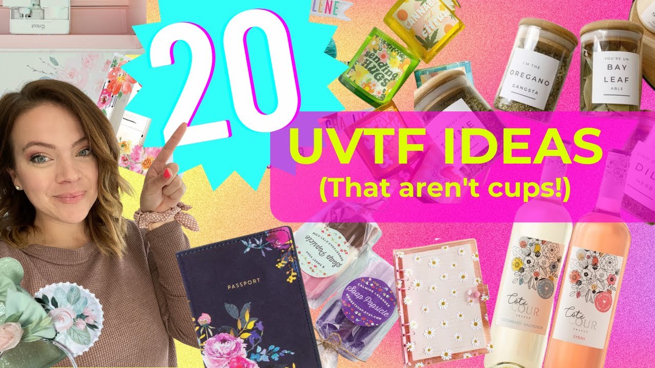 20 UVDTF Ideas you can Make or Sell - YouTube