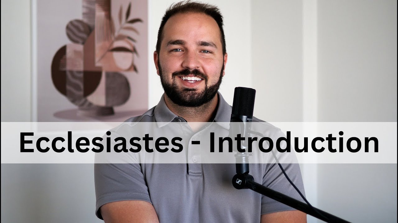 Ecclesiastes Introduction - Bible Study and Explanation - YouTube