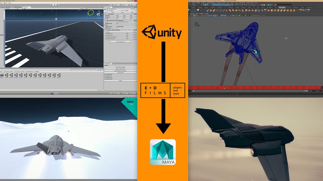 e.d.Films Plugins - Animation Capture Tool for Unity & Maya - YouTube