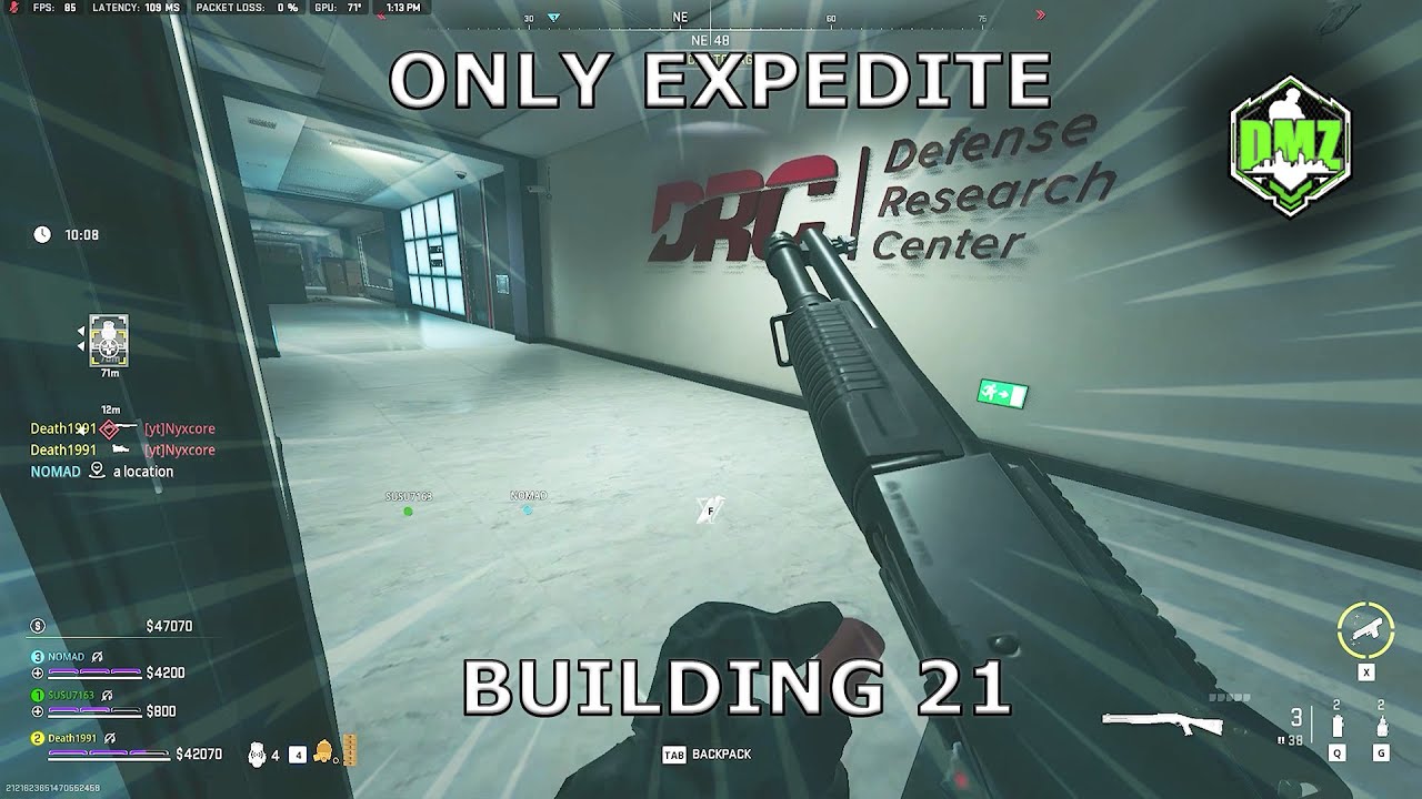 I USED ONLY EXPEDITE 12 !!!!!!!!!!!!! Building 21 Gameplay in DMZ ...