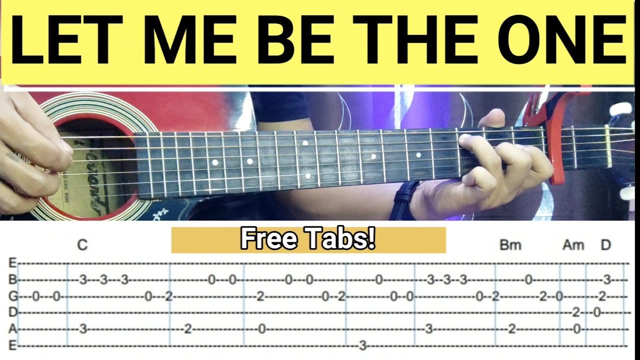 Jimmy Bondoc - Let Me Be The One | Guitar Fingerstyle Cover with Chords ...