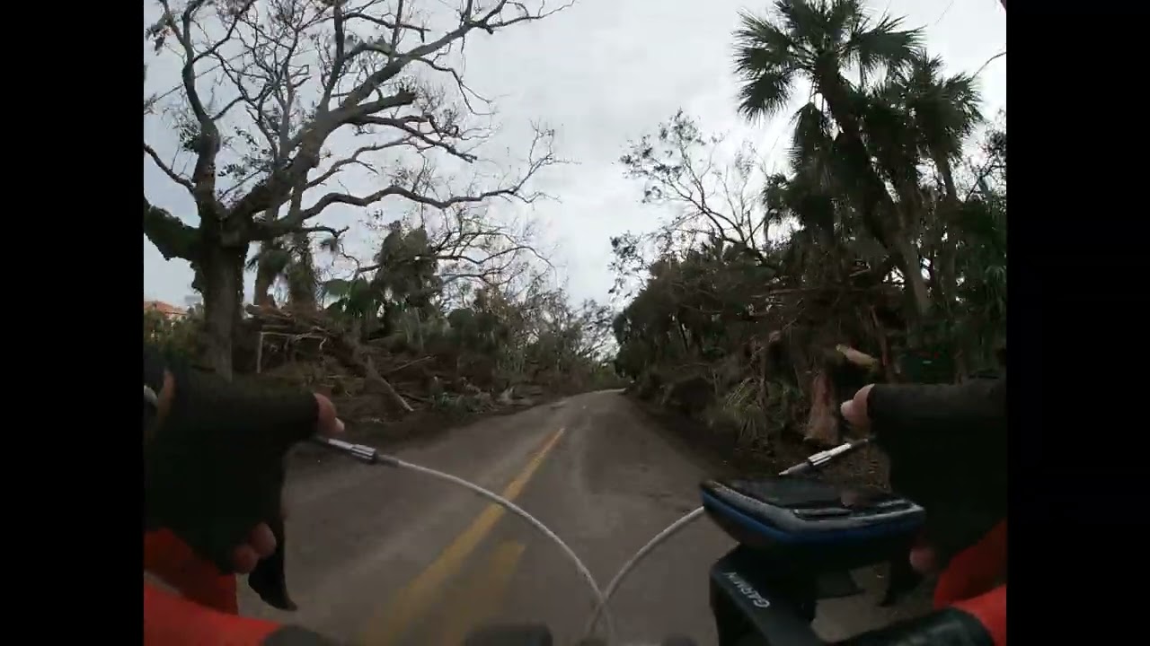Manasota Key Bike Ride after Ian 10132022 - YouTube
