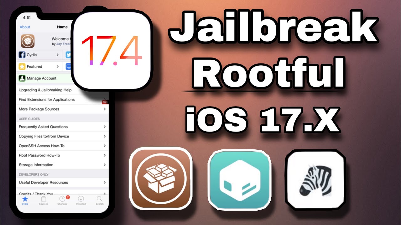 New Jailbreak Rootful iOS 17.0 - iOS 15.0 Successful on iPhone / iPad ...