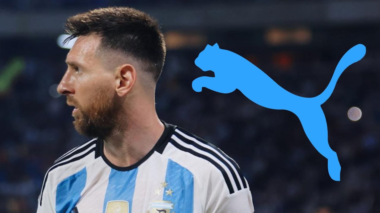 PUMA PERSIGUE a LEO MESSI - YouTube
