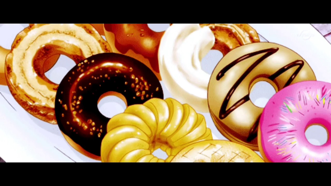 Anime food: donuts 🍩 - YouTube