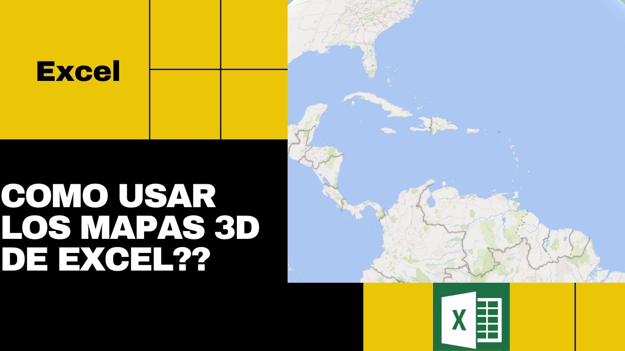 🌎🌎🌎 Como habilitar los MAPAS 3D en Excel 2021---Truco 🌎🌎🌎 - YouTube