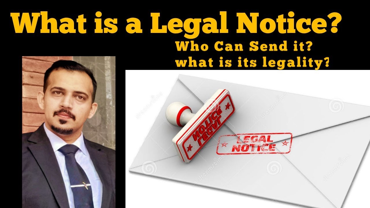 What is Legal Notice? | Law | Pakistan | Haider Mir Zaman | Advocate ...