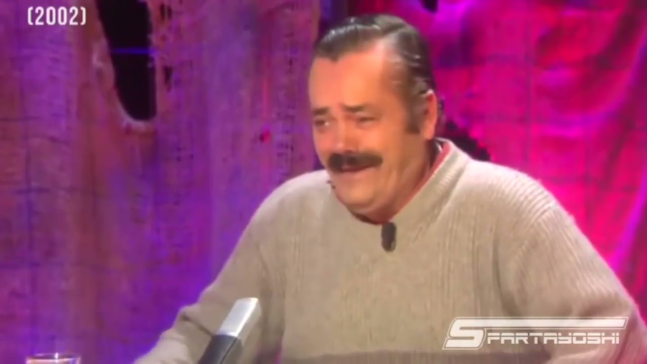 Risita distorsionada de un anciano - meme plantilla - YouTube