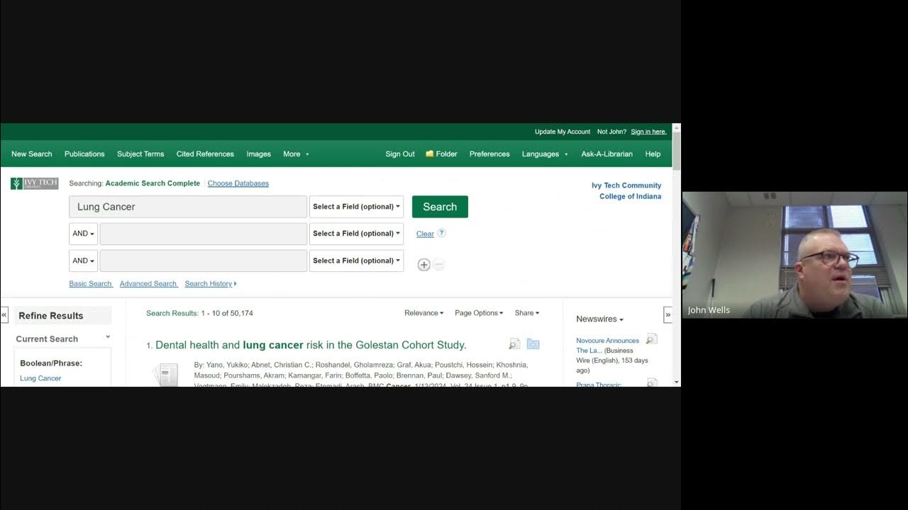 How to Use the Ivy Tech Library Databases - YouTube