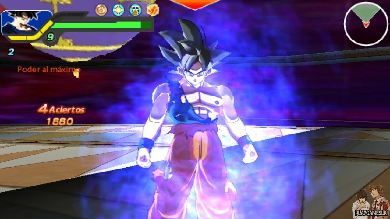 Dragon Ball Z Tenkaichi Tag Team | Goku Ultra Instinct (MOD) Gameplay ...