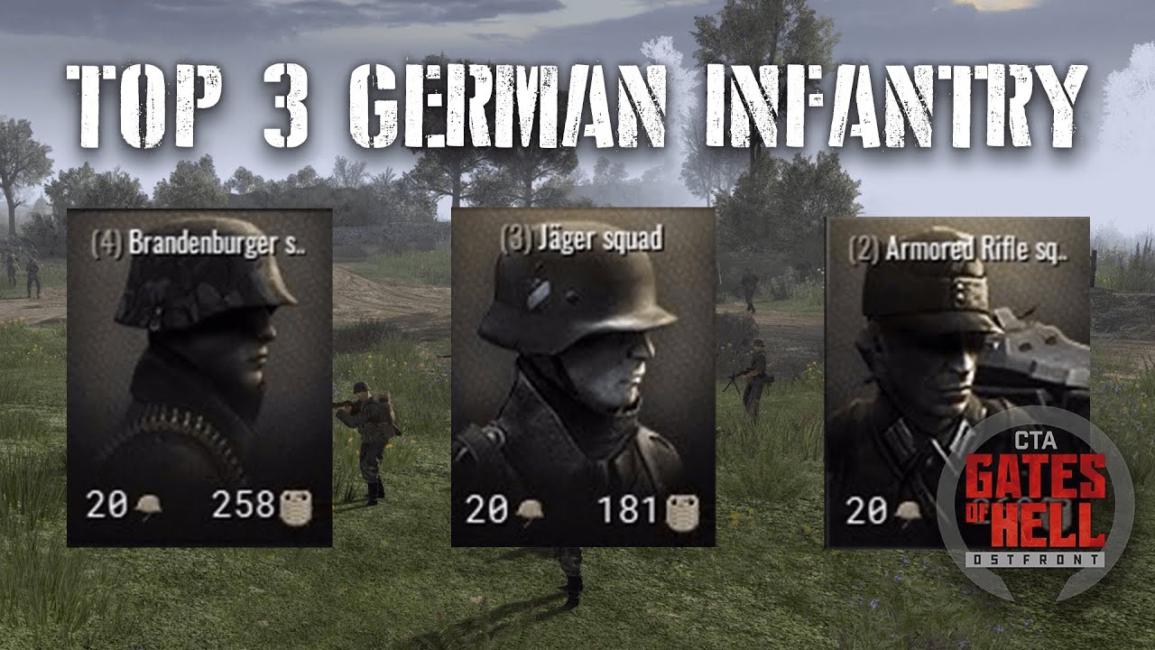 Top 3 German Infantry in CTA Gates Of Hell Ostfront Conquest Guide # ...