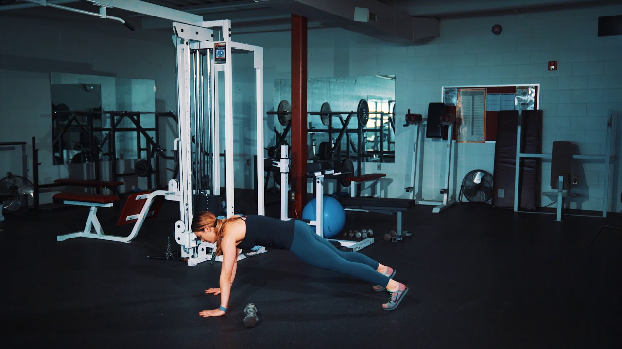 Push Up Plank Slide - YouTube
