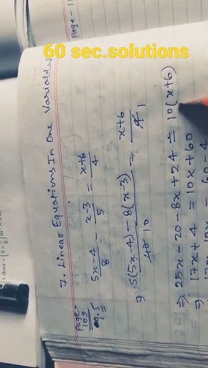 example 5 |chapter 7| linear equation in one variable| class 7th |maths ...