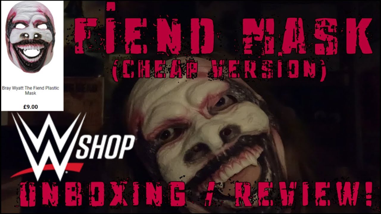 THE FIEND REPLICA MASK REVIEW!! (Cheap Version) - YouTube