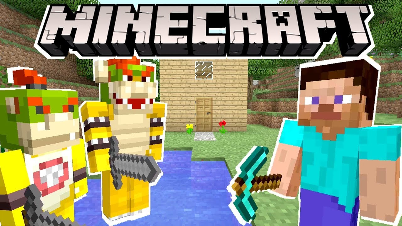 Minecraft | Super Mario Series | Bowser And Bowser Jr In REAL Minecraft ...