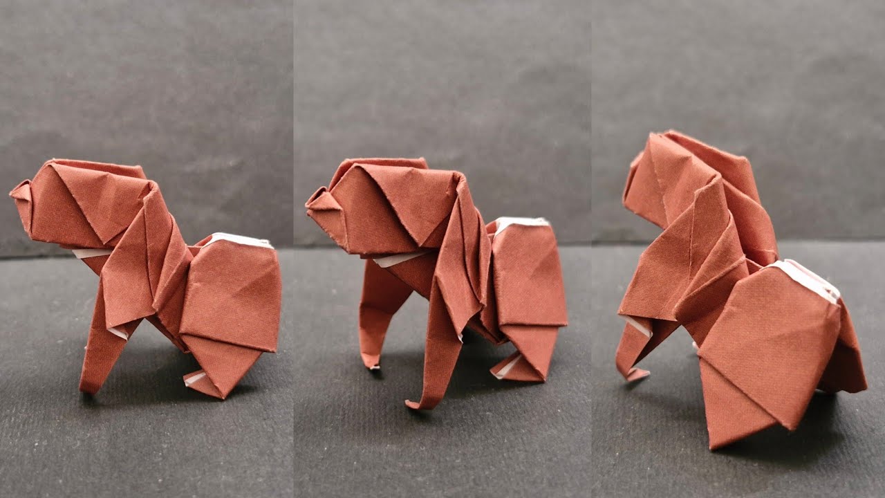 Origami Monkey | Paper Monkey | Easy Origami Monkey | Paper Animals | Origami Monkey Tutorial ...