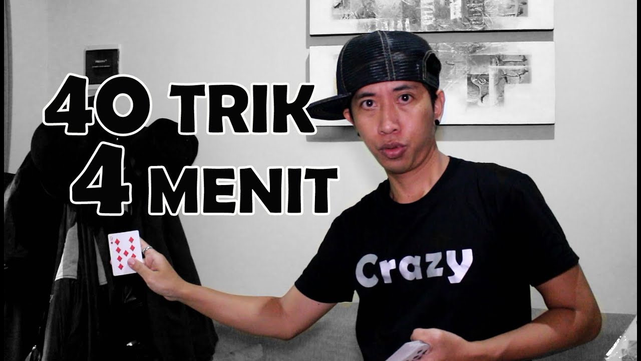 SULAP 40 TRIK DALAM 4 MENIT !! - YouTube