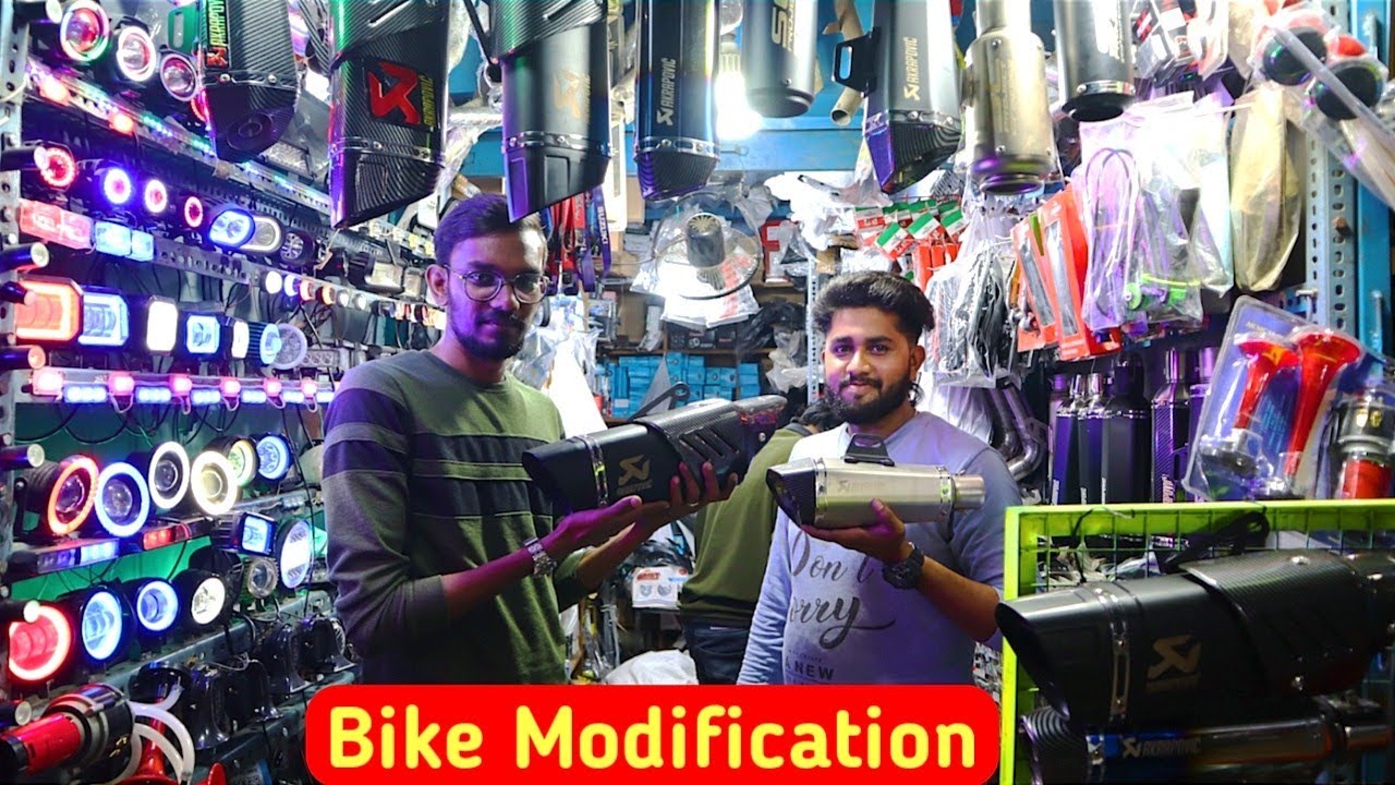வேற லெவல் Bike Modification accessories " DONT MISS IT " @ Ukkadam ...