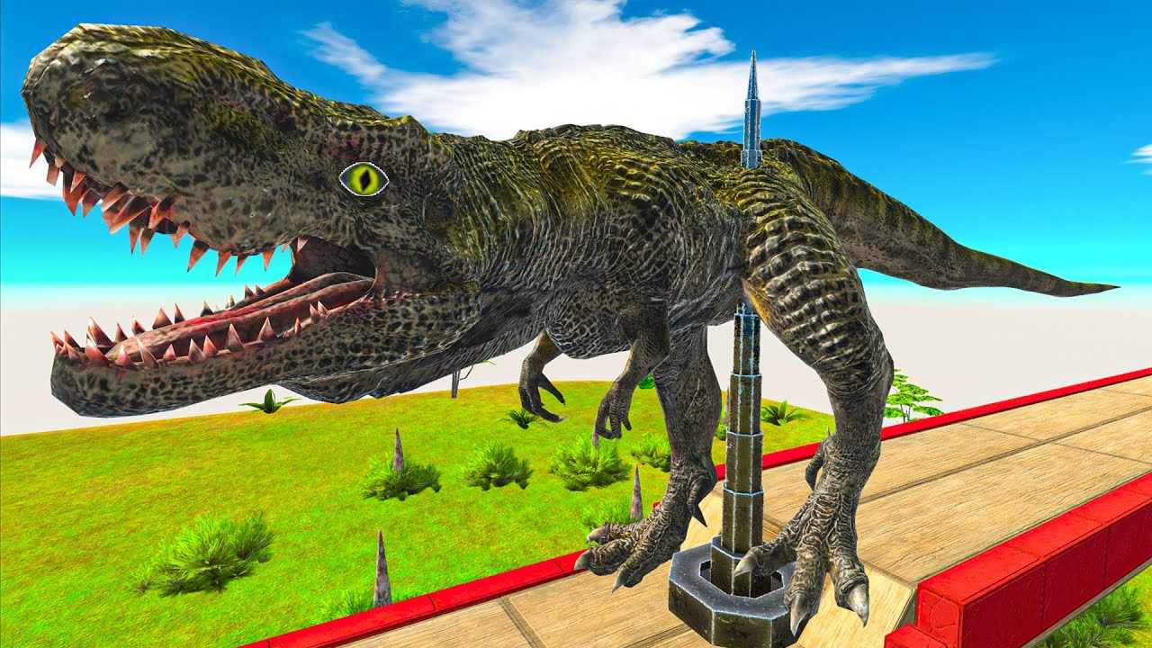 Master TOURNAMENT |T- Rex Mod Run Away From The Death Machine | WAR ...