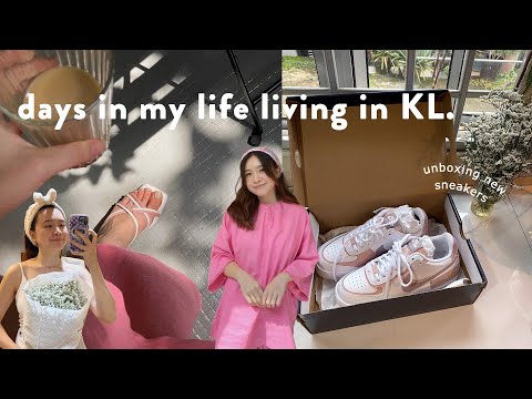Living in KL 🌼 Raya shoot, unboxing new AF1 sneakers + i'm not going to my graduation
