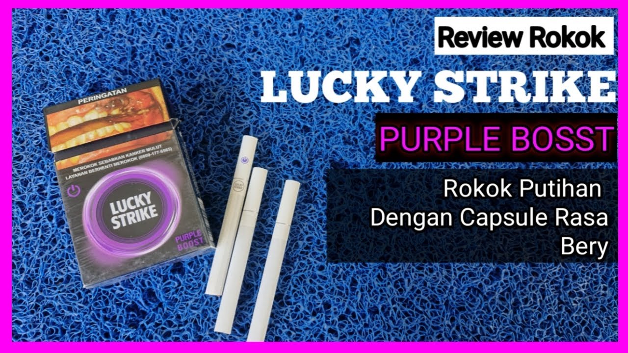 Review Rokok Lucky Strike Purple Bosst | Rokok Putihan Dengan Capsule ...