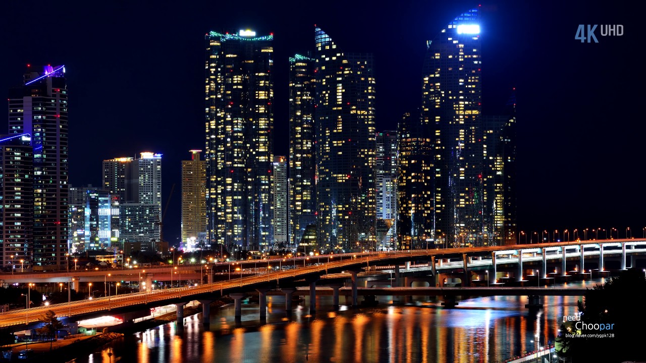 [Timelapse] DYNAMIC BUSAN #56 _ Dark Night 4K - YouTube