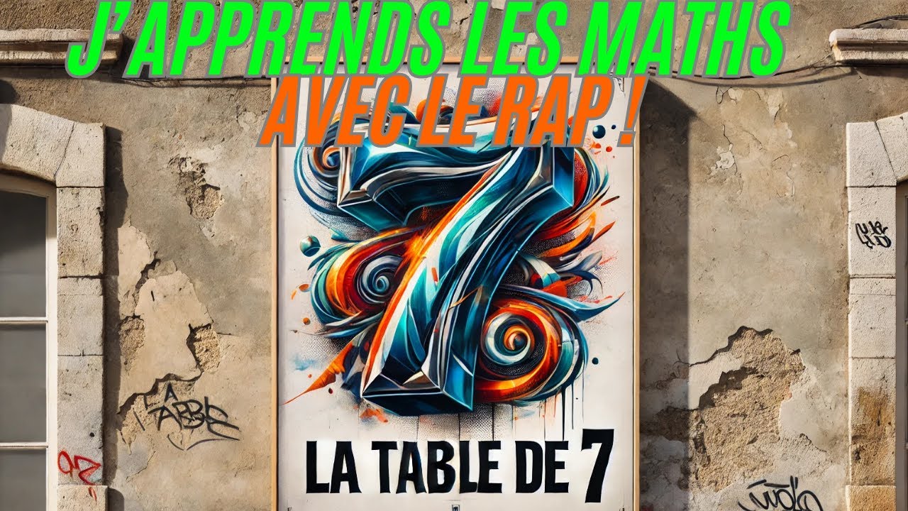 J'apprends les maths avec le Rap ! Table de 7 Multiplication - YouTube