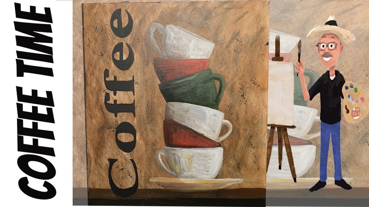 Acrylic Painting Tutorial with Clive5art - YouTube