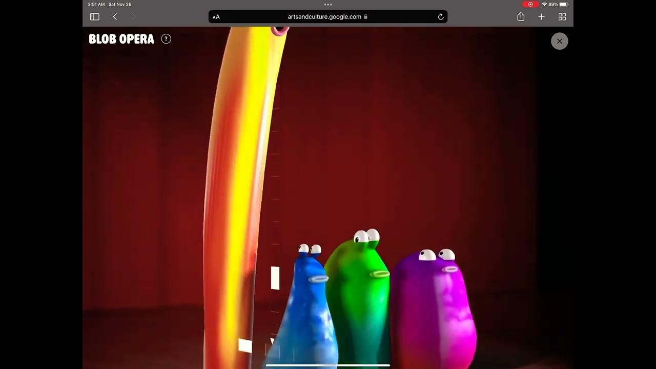Blobs sound beautiful ( blob opera) - YouTube