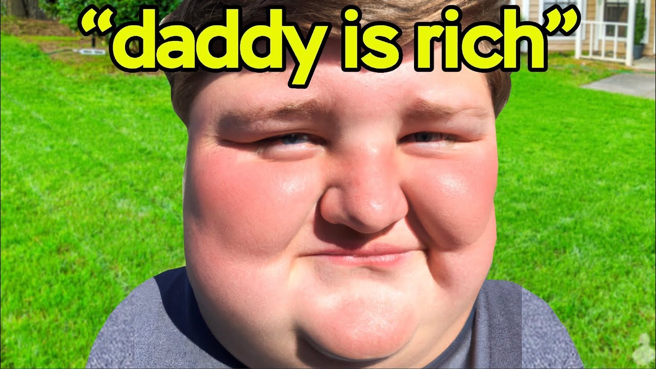 spoiled rich kid says his dad can "buy the school" - YouTube