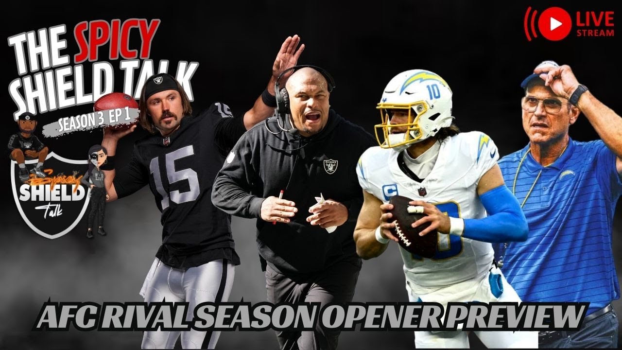 AFC Rivals Raiders vs Chargers Preview | Season 3 Premier - YouTube