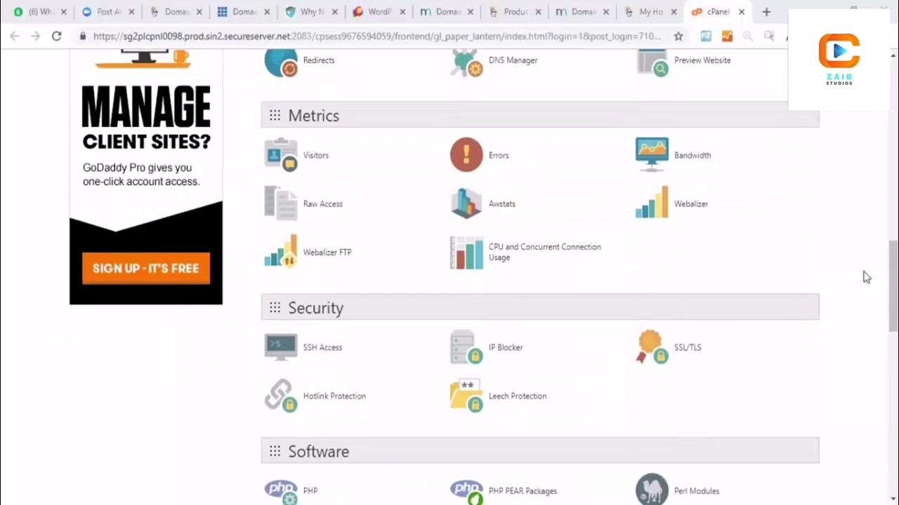 Topic # 7 Web development course| What is Cpanel or Control panel - YouTube