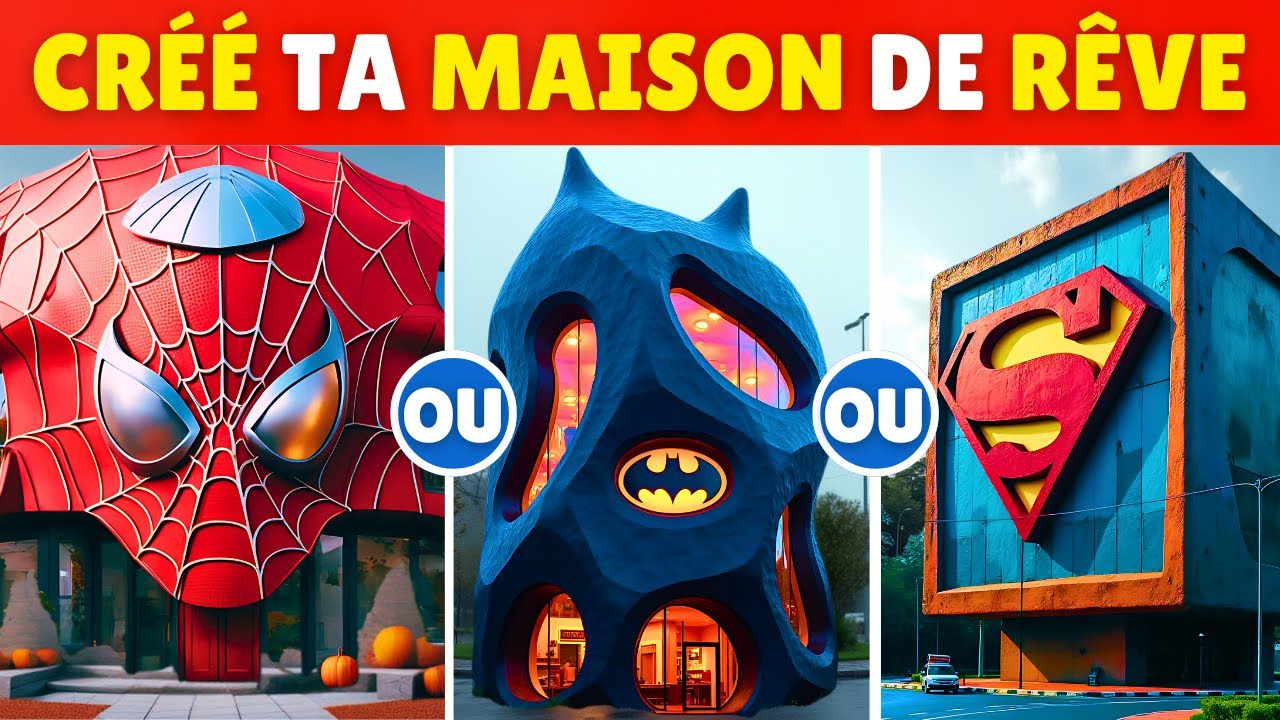 Tu préfères...? CONSTRUIS ta MAISON de RÊVE 🏠🌈💞 - YouTube