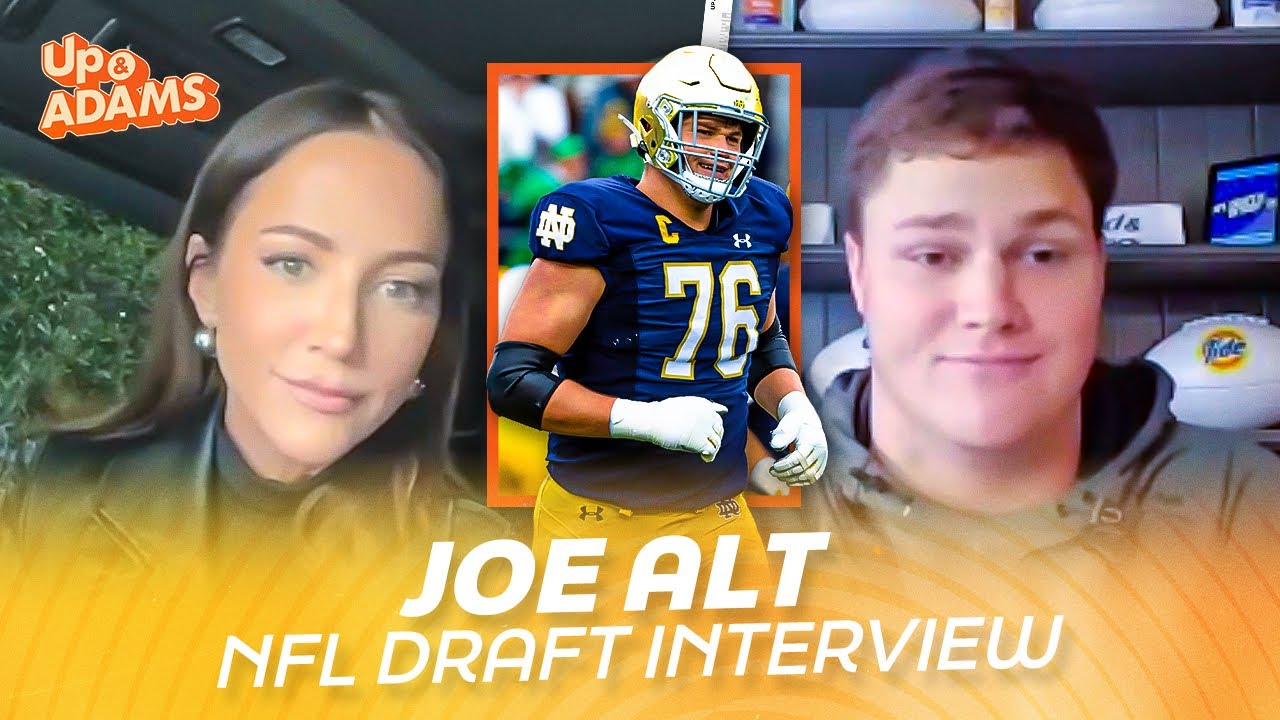 Notre Dame's Joe Alt on Allowing One Sack, Mock Drafts with Mom, Dream ...