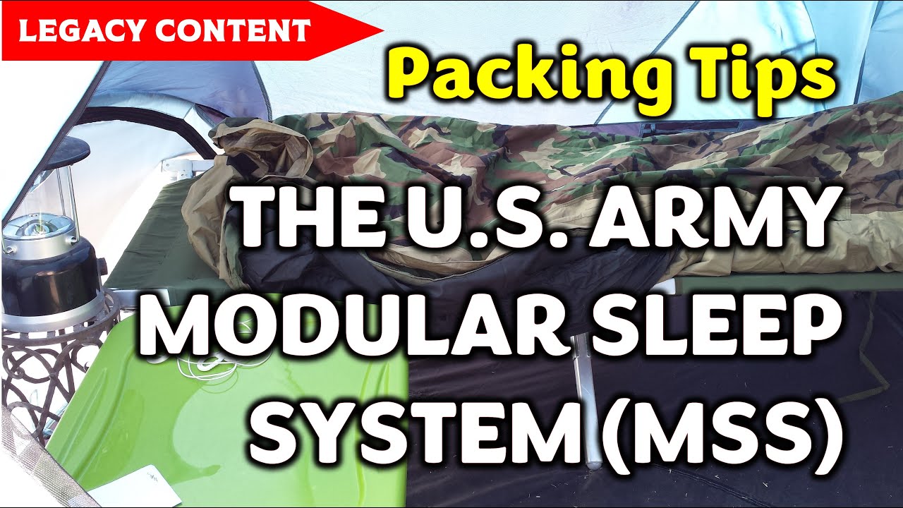 The U.S. Army Modular Sleep System (MSS): Packing Tips for Your Next ...