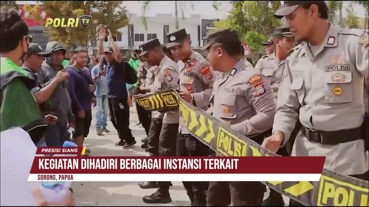 SIAP AMANKAN PEMILU 2024, POLRES SORONG GELAR SISPAMKOTA - YouTube