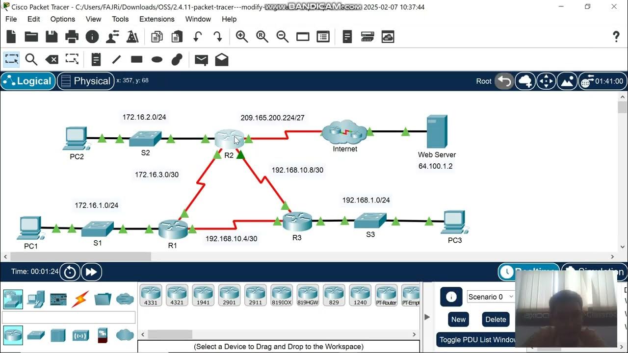 2.4.11-Packet-Tracer---modify-single-area-ospfv2 - YouTube
