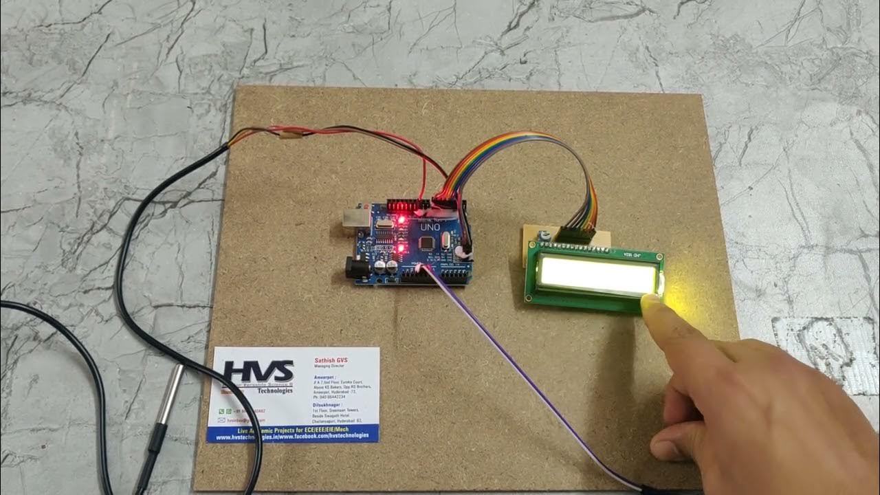 DIY Waterproof Temperature Sensor Project Using Arduino - YouTube